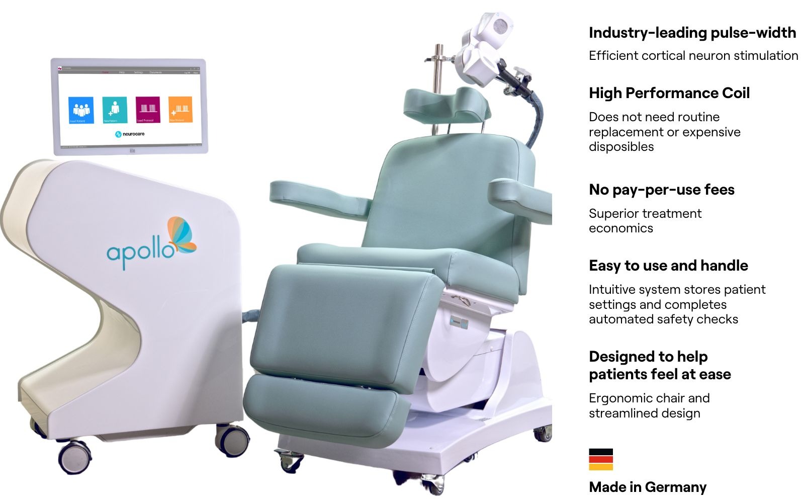 Apollo TMS Therapy System | neurocare group America